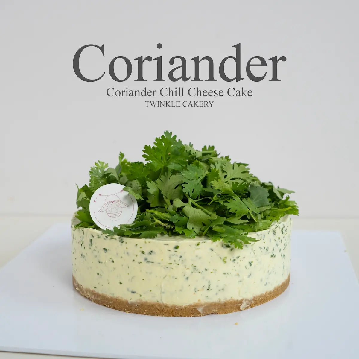 Coriander Chill Cheese Cake | Special Cake [Selangor/KL] – Twinkle Cakery