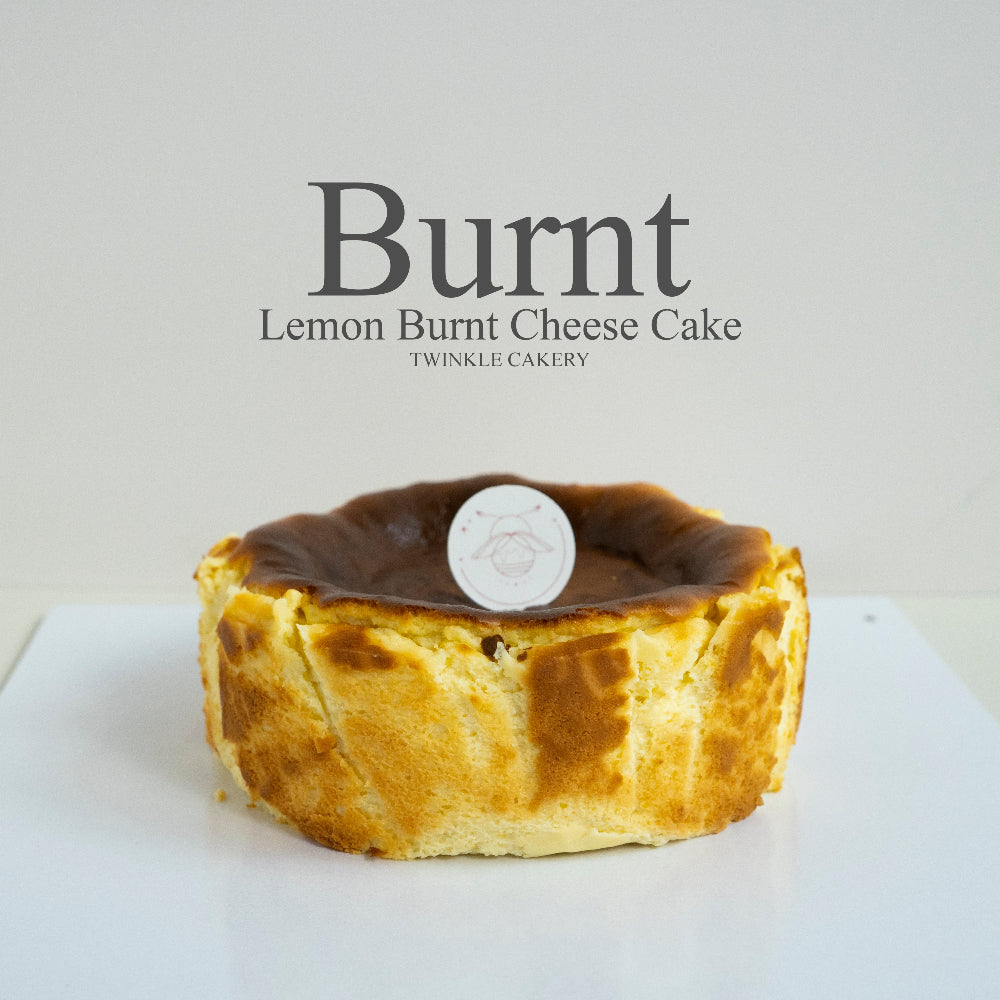 Lemon Burnt Cheese Cake – Twinkle Cakery